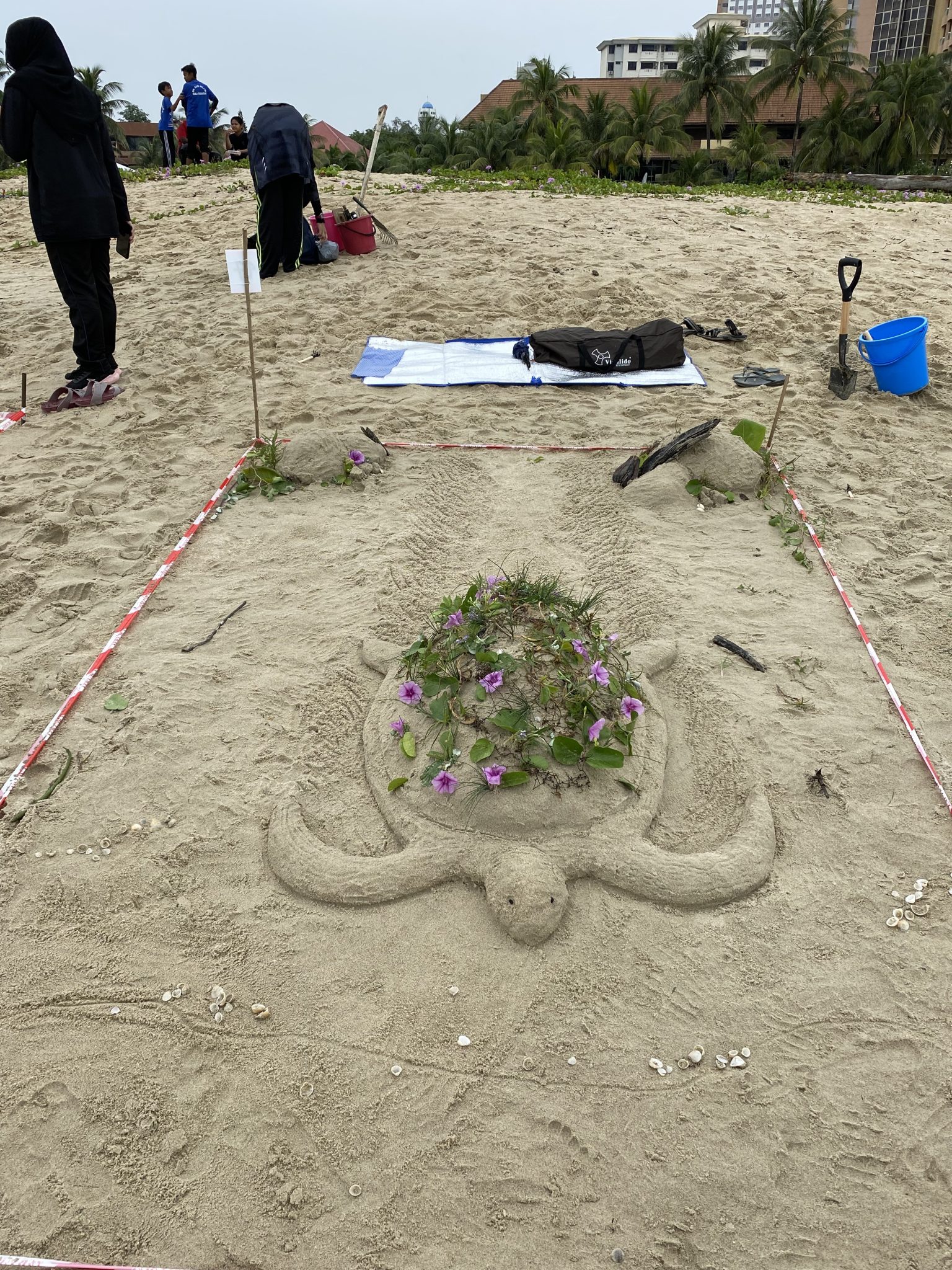 Sand Sculpture Contest 2022 – Kapas Turtles